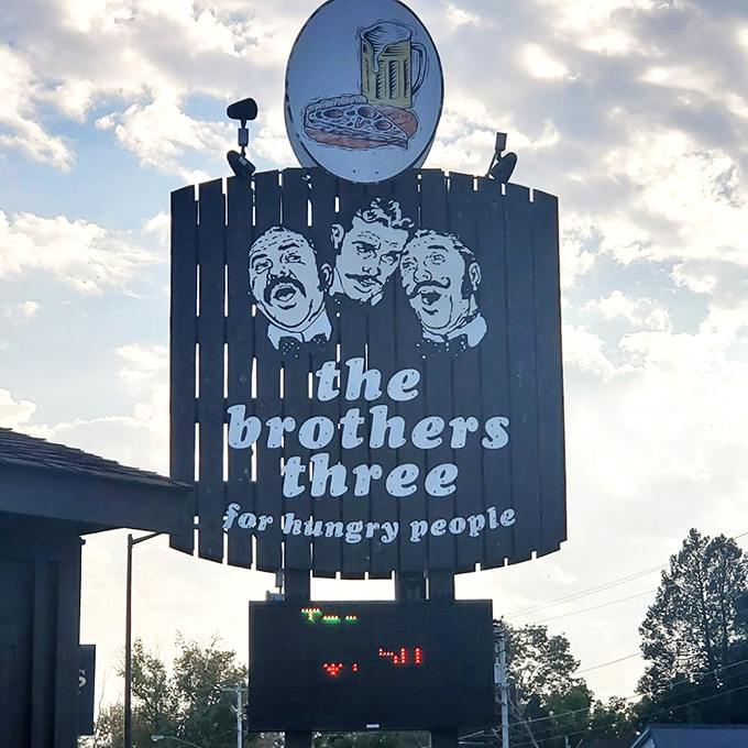 That iconic sign has been guiding hungry travelers to pizza salvation for years &ndash; a beacon of hope on Marinette's skyline.