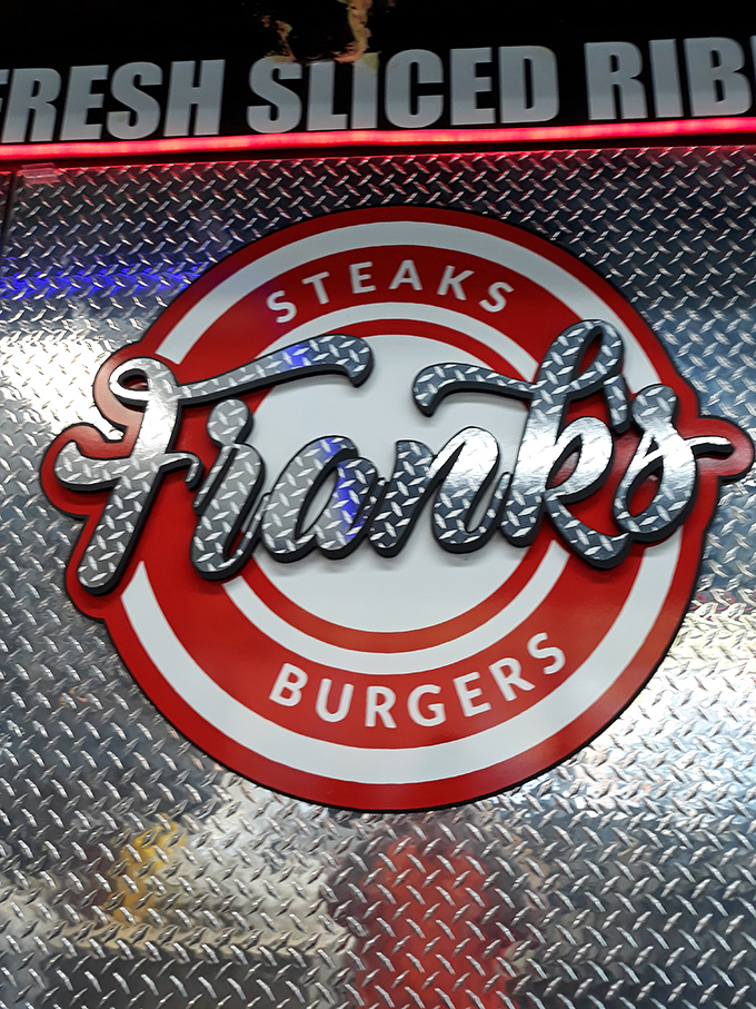 The emblem of Philadelphia comfort food excellence. Frank's logo, like its food, is straightforward, unpretentious, and instantly recognizable.