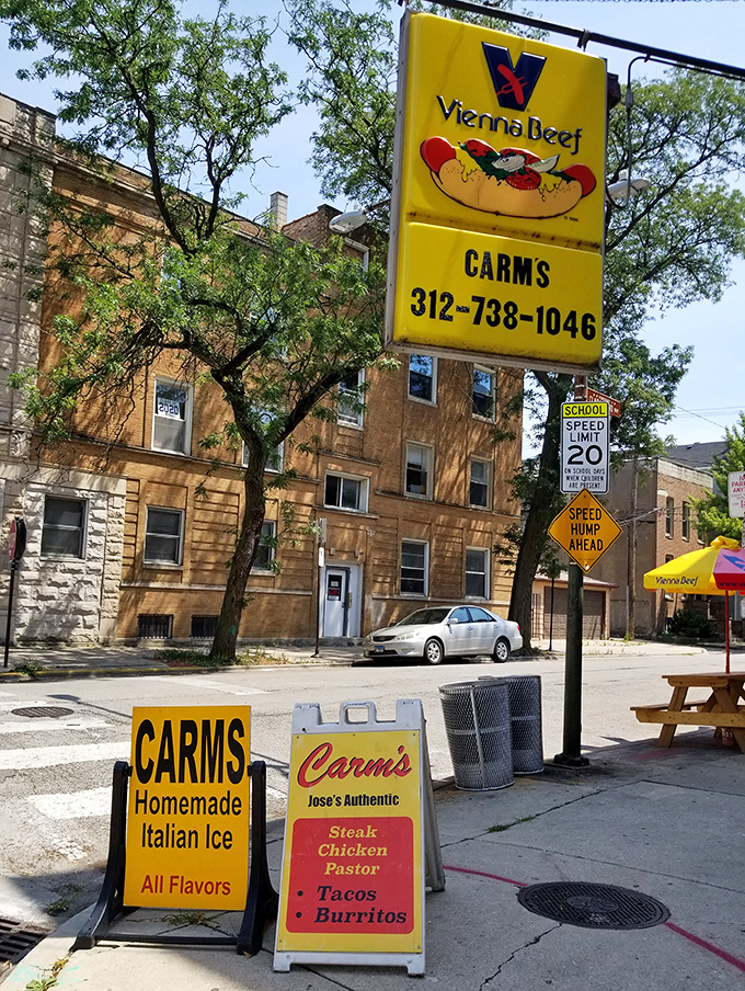 Street signs that promise authentic flavors and deliver on every single delicious word spoken.