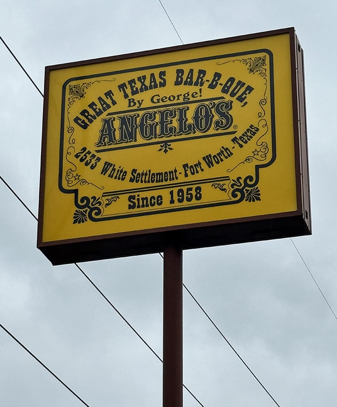 That yellow sign has been guiding hungry Texans to barbecue salvation since Eisenhower was president&mdash;a beacon of smoky hope.