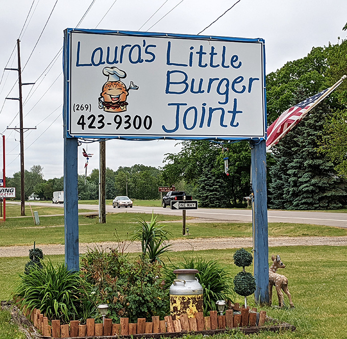 Not all heroes wear capes &ndash; some wear chef's hats and announce their presence with charming roadside signs that promise burger salvation ahead.