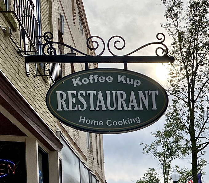 That ornate wrought-iron sign has pointed the way to breakfast bliss for generations &ndash; a beacon of hope for the hungry and caffeine-deprived.