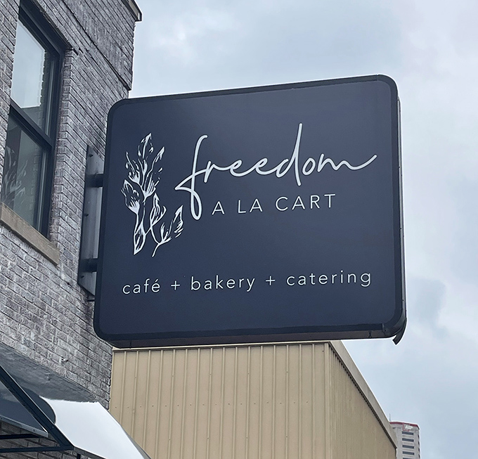 A sign that doesn't just mark a location but promises an experience&mdash;like a culinary North Star guiding hungry travelers home.