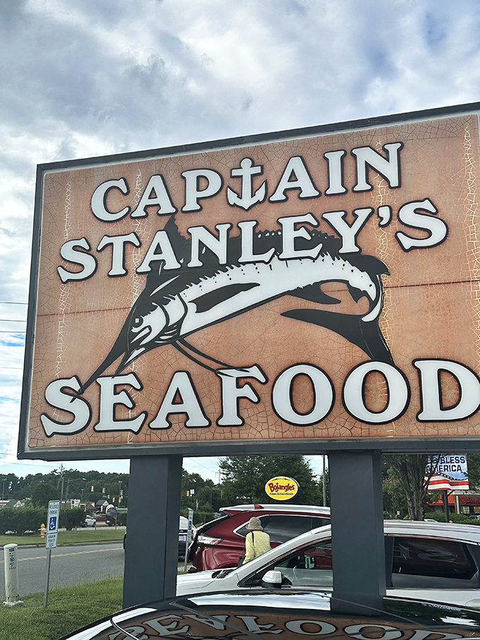 That marlin silhouette on the sign isn't just decoration &ndash; it's a promise of what awaits inside this seafood sanctuary.