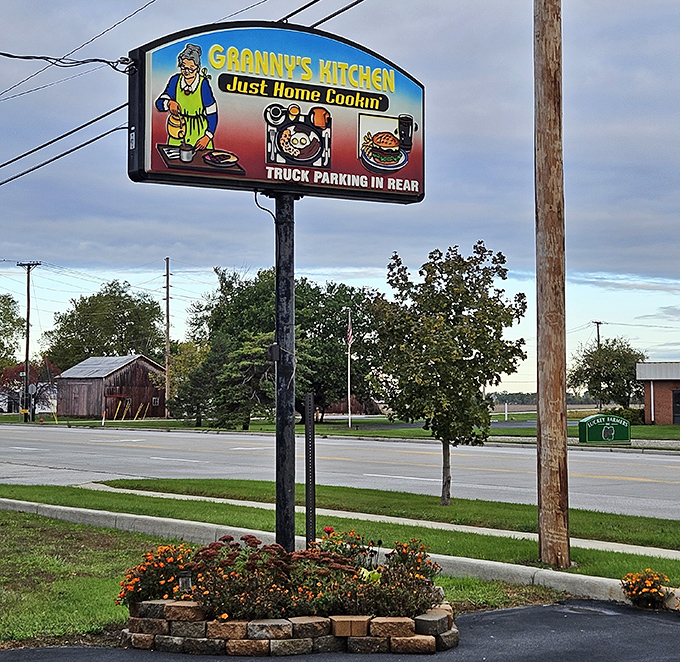 The sign says "Just Home Cookin'" with the confidence of a place that knows exactly what it is&mdash;and thank goodness for that.