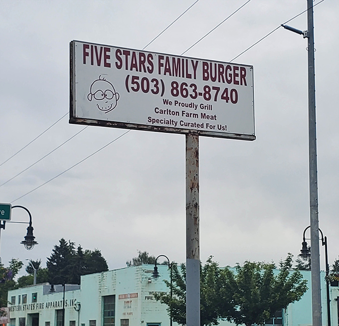 Their roadside sign proudly proclaims their commitment to Carlton Farm Meat &ndash; because great burgers start with great ingredients, not marketing gimmicks.
