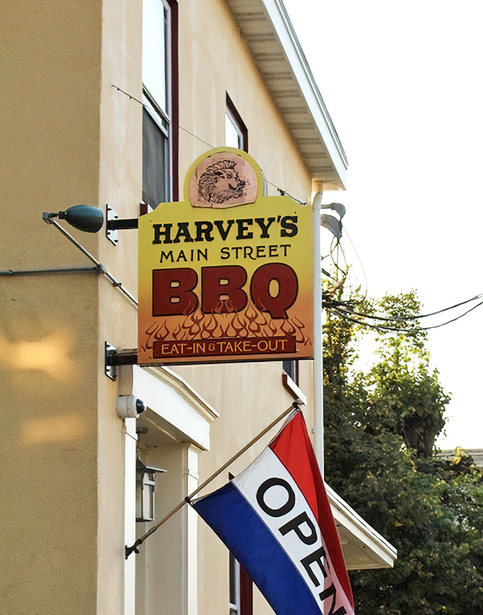 The sign that's guided hungry travelers to salvation since day one. Like a barbecue lighthouse beckoning you to safe, delicious harbor.