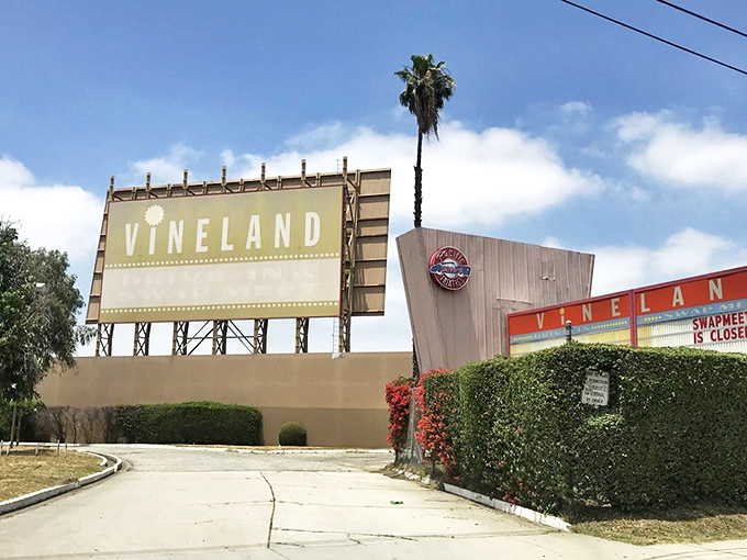 The vintage marquee stands as a landmark for bargain hunters, a beacon of commerce that's witnessed decades of haggling and happy discoveries.