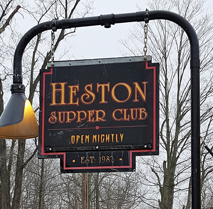 The roadside sign stands like a beacon in the Indiana landscape &ndash; a promise of culinary comfort just ahead.