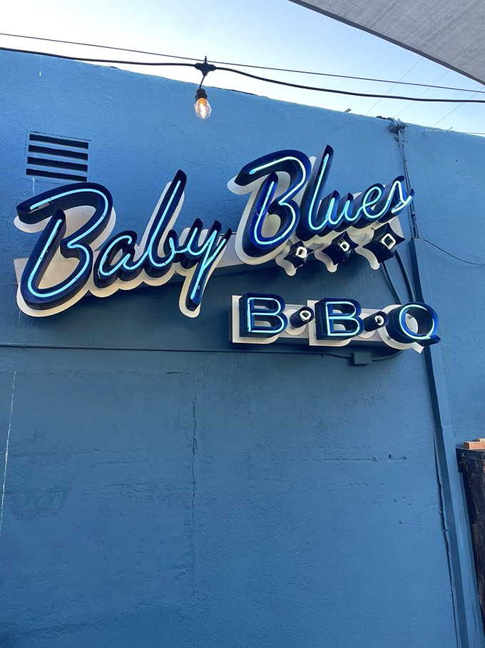 That neon sign doesn't just light up the Venice night&mdash;it's a beacon guiding the barbecue faithful to their smoky salvation.