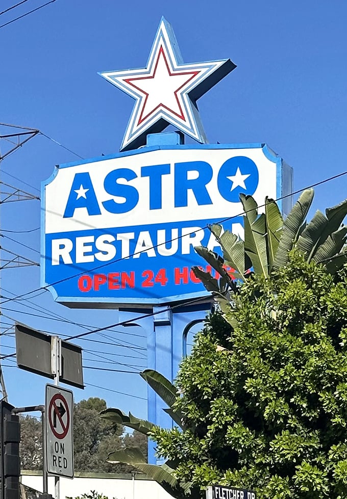 That iconic star sign doesn't just advertise a restaurant; it's a beacon of hope for the hungry, the hungover, and everyone in between.