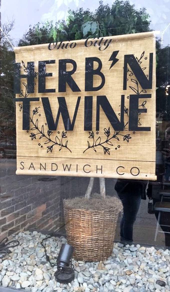 The signature logo announces your arrival at sandwich nirvana – that lightning bolt isn't just decoration, it's a warning about the flavor jolts awaiting inside.