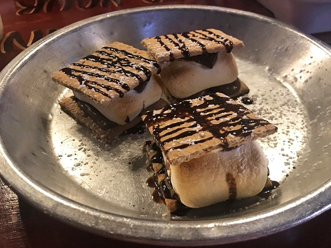 S'mores reimagined for grown-ups who still remember campfire magic but appreciate not having to sit on a log.