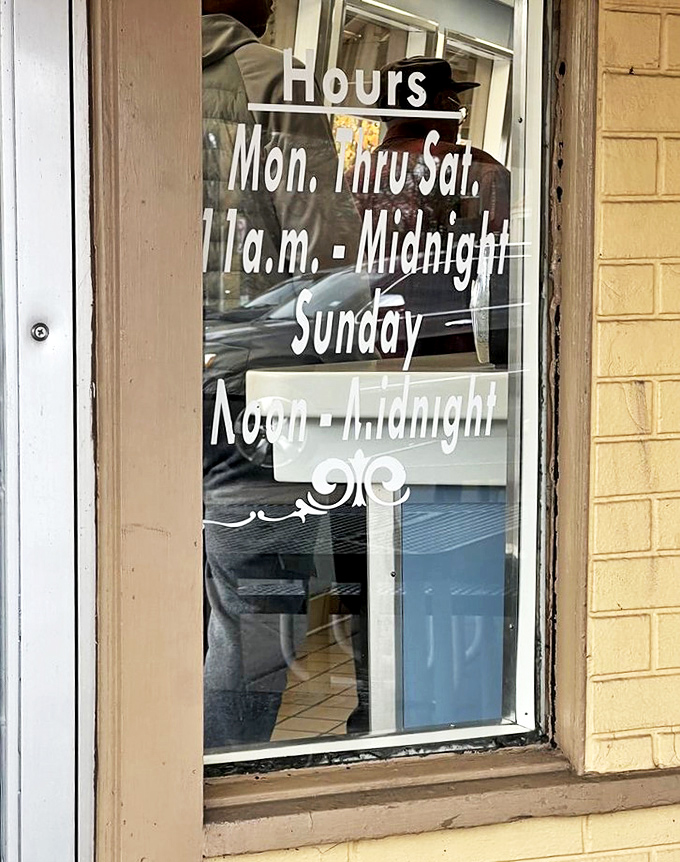 Hours posted like a promise&mdash;Johnnie's will be there for you, from morning until midnight, because beef cravings know no clock.