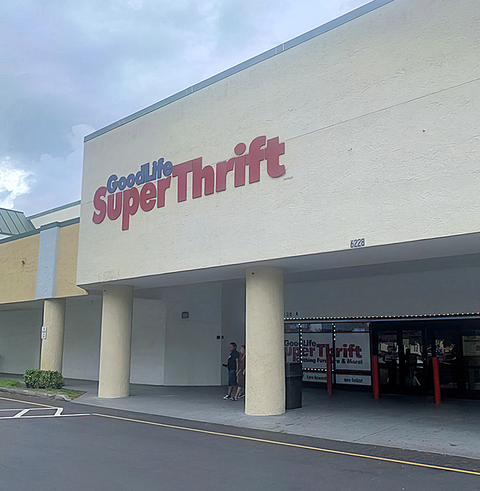 Rain or shine, the GoodLife SuperThrift welcomes bargain hunters through its doors. The thrill of the hunt begins here!