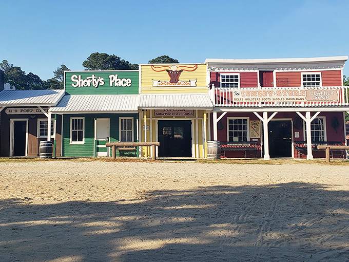 Frontier Town's Western facades transport you to a completely different era. It's like someone dropped a movie set in the middle of Maryland.