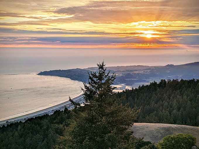 A sunset that doesn't just end the day&mdash;it celebrates it with a technicolor farewell party that makes you forget you have to hike back to your car.
