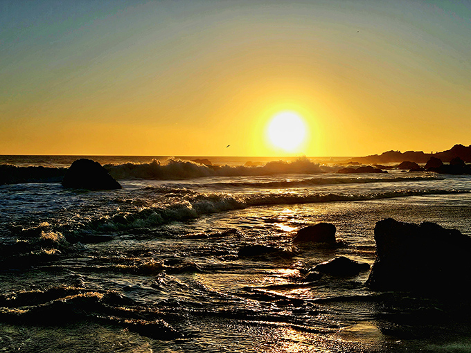 Malibu sunsets &ndash; nature's way of showing off what happens when light, water, and perfect timing come together in spectacular fashion. 