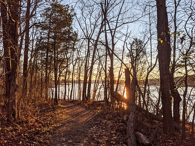 Nature's grand finale as day bids farewell. This sunset trail proves that the best theater in Pennsylvania doesn't have velvet seats or ticket stubs.