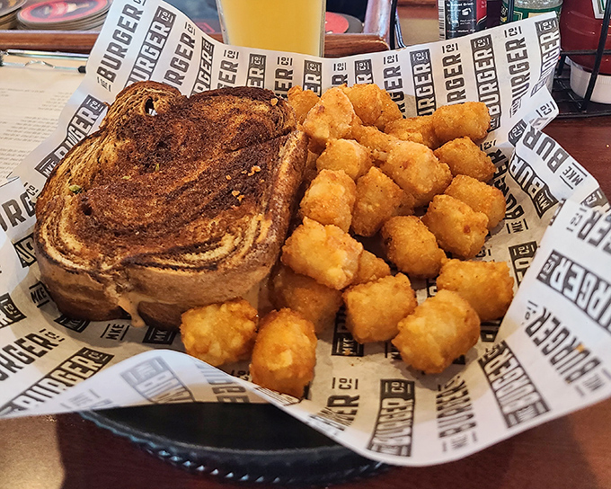 Golden tater tots lined up like little soldiers of comfort, ready to march into your heart.