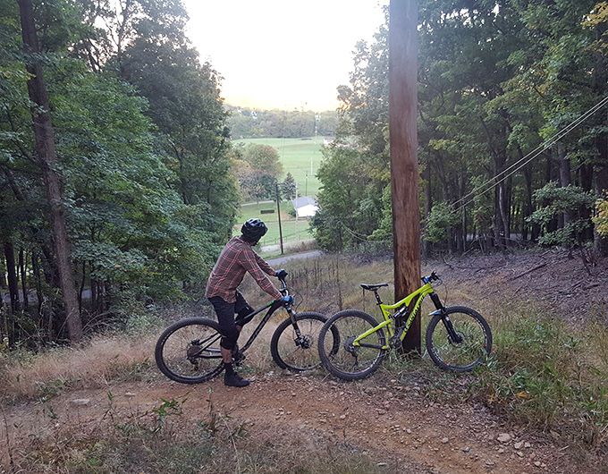 Mountain bikers find their paradise on Great Seal's challenging terrain. These riders know the best views are always earned through a little sweat equity.