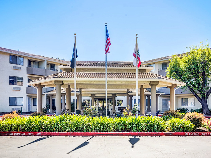 Truewood by Merrill offers resort-style retirement living where the only thing more welcoming than the columned entrance is not having to mow that perfectly maintained lawn.