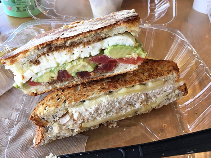 The tuna melt and avocado sandwich: comfort food that graduated with honors. These aren't just sandwiches—they're warm hugs on particularly stressful days.