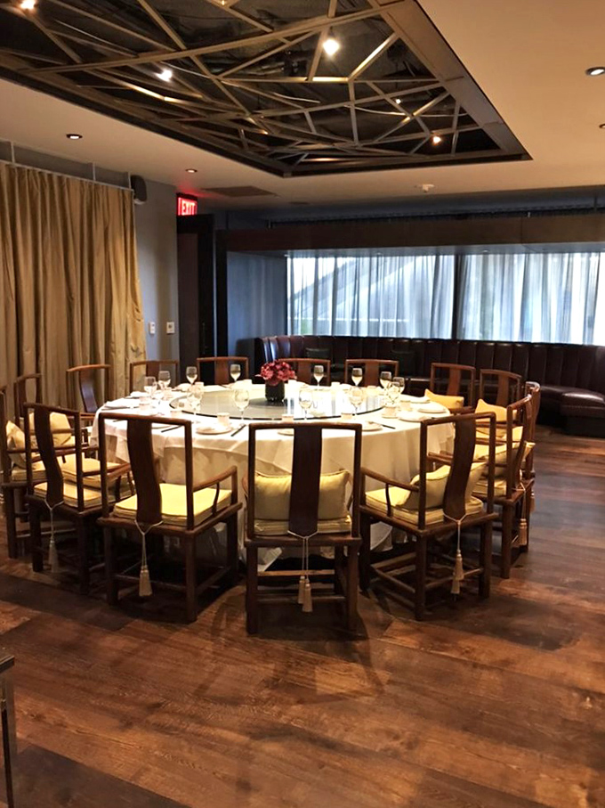 The private dining room where family celebrations become legendary. That round table isn't just furniture&mdash;it's the stage for memory-making meals.