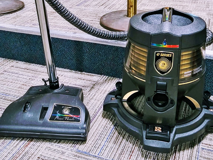Vintage vacuum cleaners with more character than most modern appliances. These workhorses prove that sometimes the old ways of cleaning still suck&mdash;in the best possible way.
