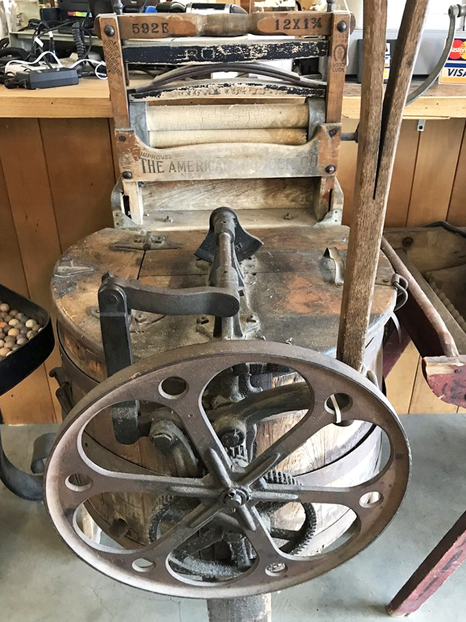 The American Wringer Co.'s finest&mdash;a washing machine that makes your high-efficiency front-loader look lazy and overly complicated.