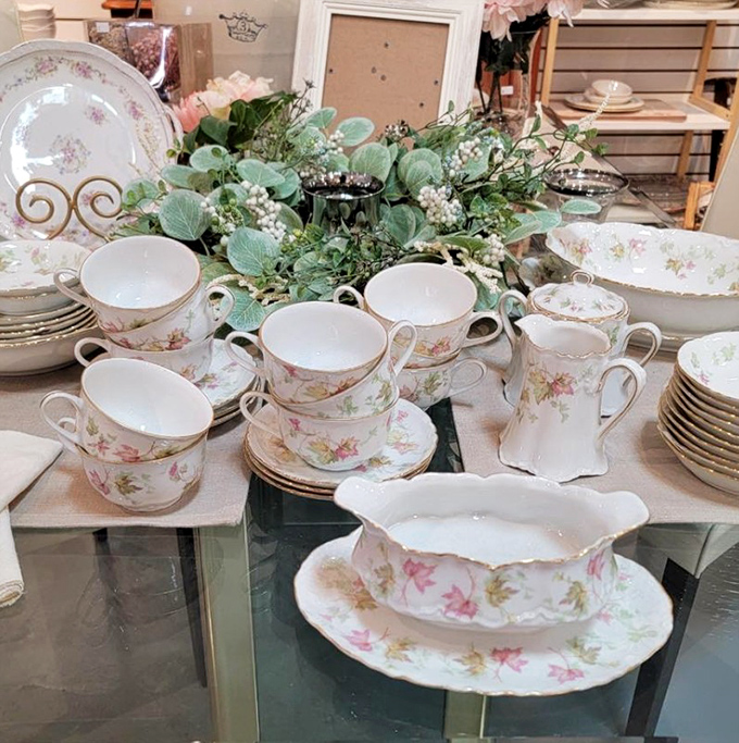 Not just your grandmother's china—though she'd approve. These delicate floral teacups are begging for a proper afternoon tea party revival.
