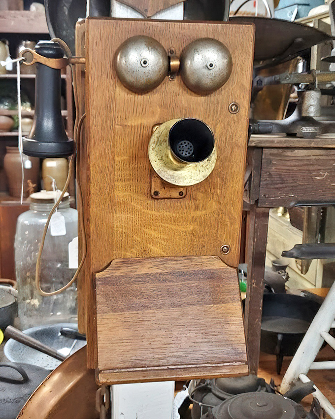 "Hello, operator?" This charming antique telephone looks like it might still connect you&mdash;to 1920! Just don't expect to get cell service.