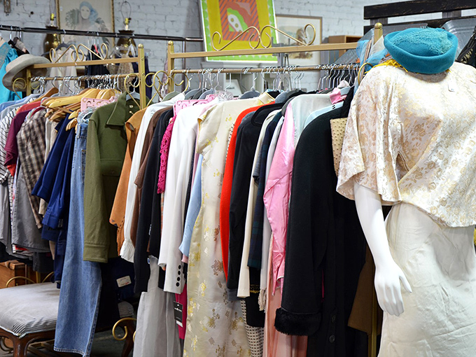 Vintage clothing racks offer wearable time travel &ndash; where yesterday's fashion statements become tomorrow's unique personal style.