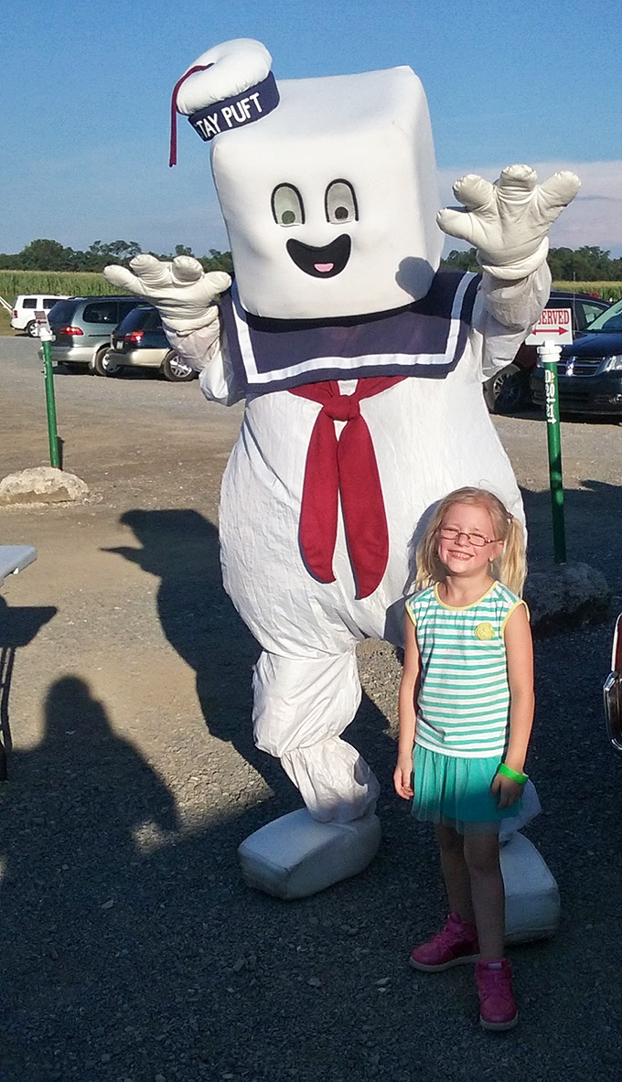 Even the mascot knows this place is special &ndash; that smile says it all.