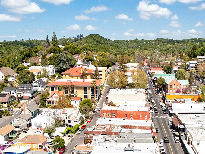 From above, Sonora reveals its perfect scale—large enough to offer variety, small enough to feel like somewhere rather than anywhere.