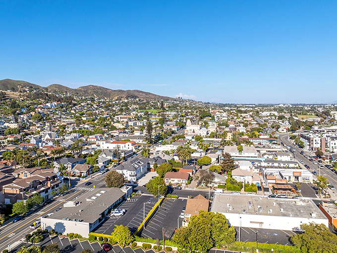 From above, Ventura reveals its perfect balance&mdash;nestled between mountains and ocean, it's California living that doesn't require California tech salaries.