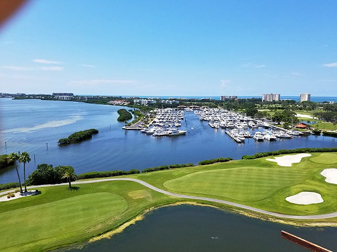 Golf courses meeting marinas meeting the Gulf—a trifecta of leisure that makes retirement look like winning the lottery.
