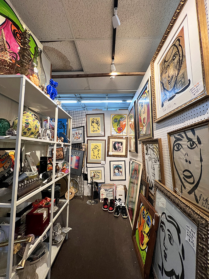 The art section: where anonymous masterpieces and vibrant prints create a gallery experience that lets you take the exhibition home.