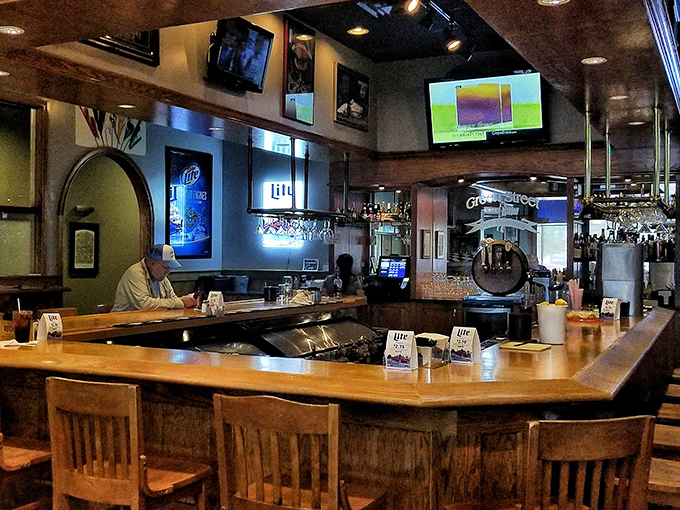 The bar area&mdash;where strangers become friends, sports are debated, and the bartenders remember your usual after just two visits.