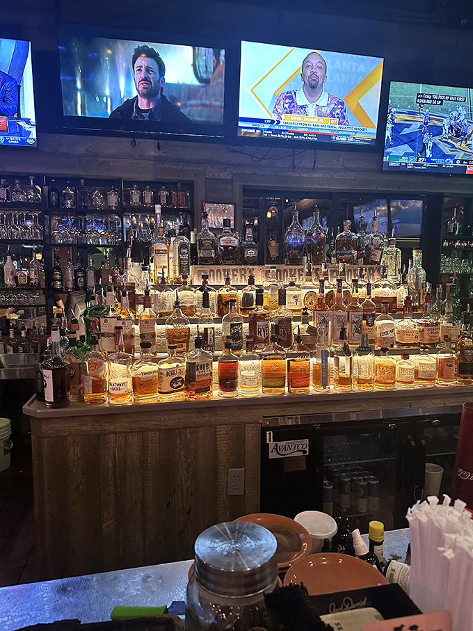 The bar where locals gather to solve world problems over cold beer and perfectly smoked meat.