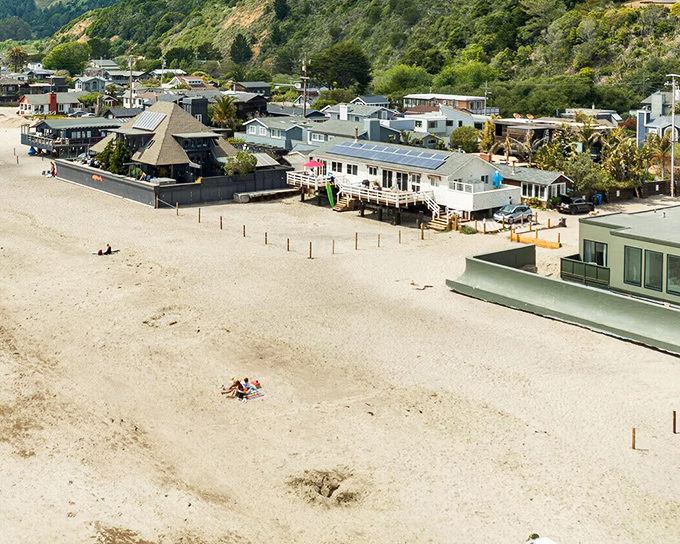 Beachfront real estate that somehow managed to keep its soul &ndash; the anti-Malibu where flip-flops still outnumber designer shoes.