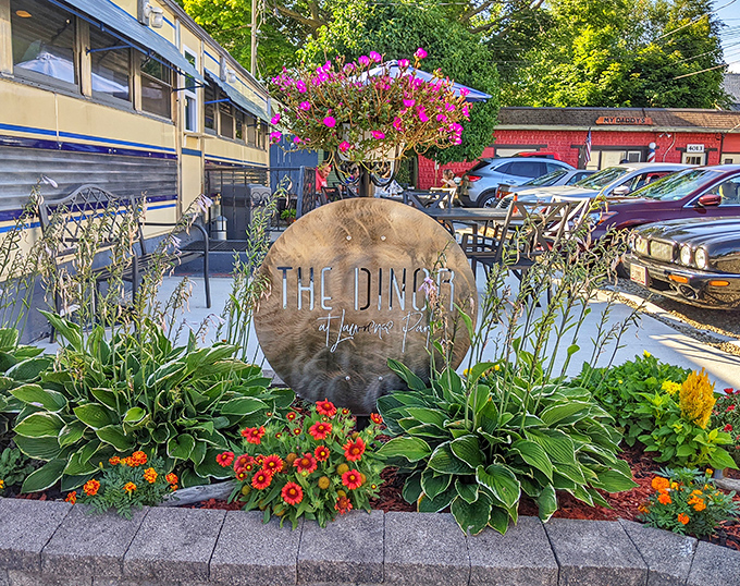 The garden sign announces your arrival at a true Pennsylvania treasure. Those flowers are just the appetizer for the feast that awaits inside.