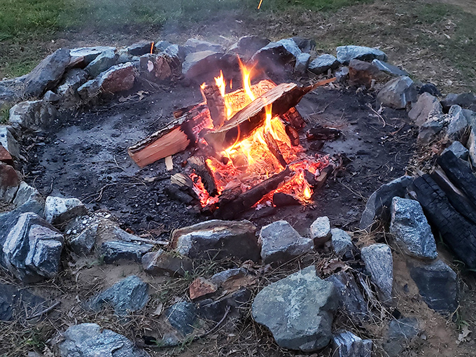 Primal television: the original Netflix still runs nightly around campfires, where flames hypnotize and stories flow like vintage wine.