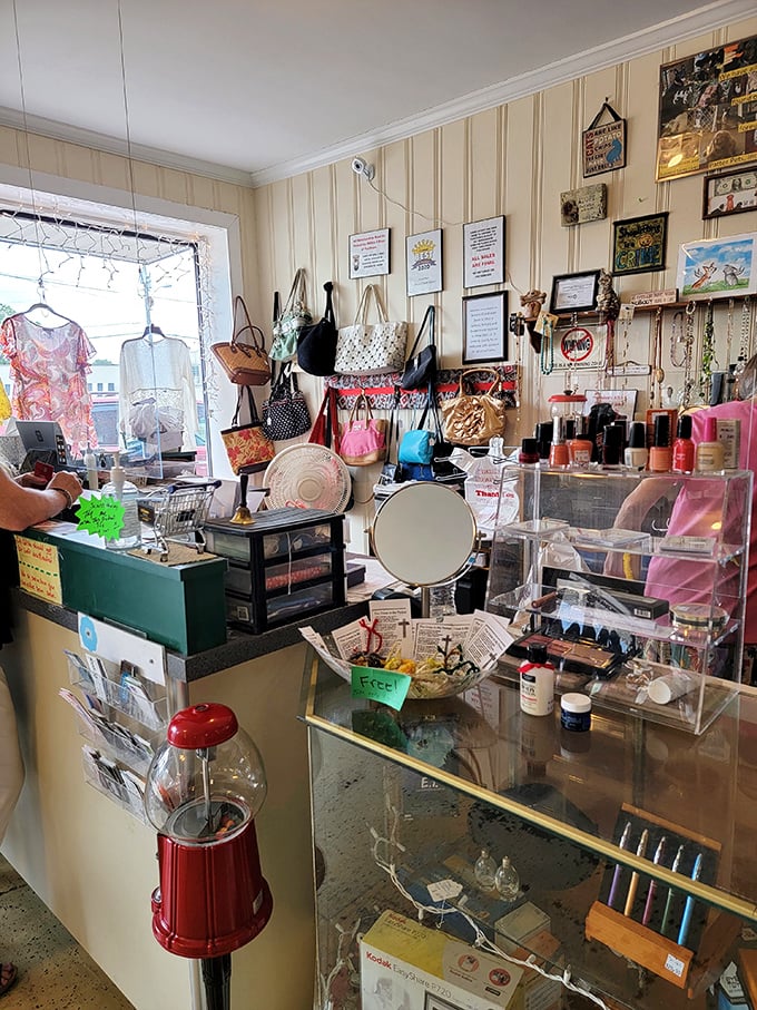 Where transactions happen and treasures go home. The counter where bargains become belongings and shopping supports a cause bigger than retail therapy.