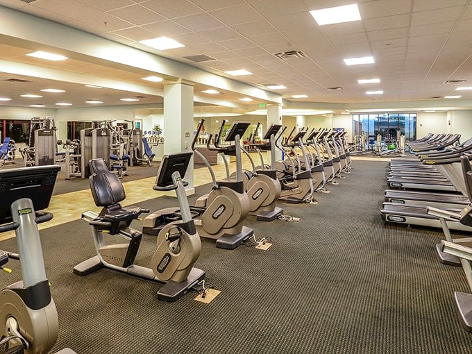 A fitness center that makes "no excuses" easy. When world-class equipment is just a golf cart ride away, retirement becomes your healthiest chapter yet.