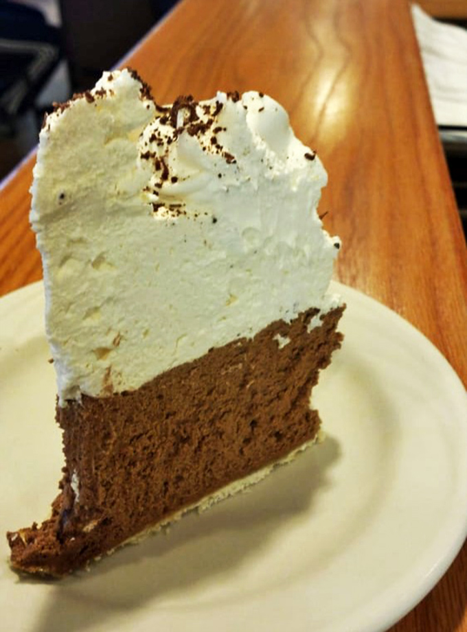 The grand finale &ndash; a slice of cream pie that makes you wonder if it's acceptable to order dessert after breakfast. (Spoiler alert: it absolutely is.)