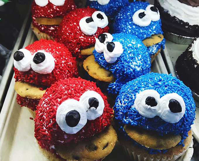 Cookie Monster and Elmo have never looked more delicious than in these playful cupcakes that bring a smile before you take the first bite.
