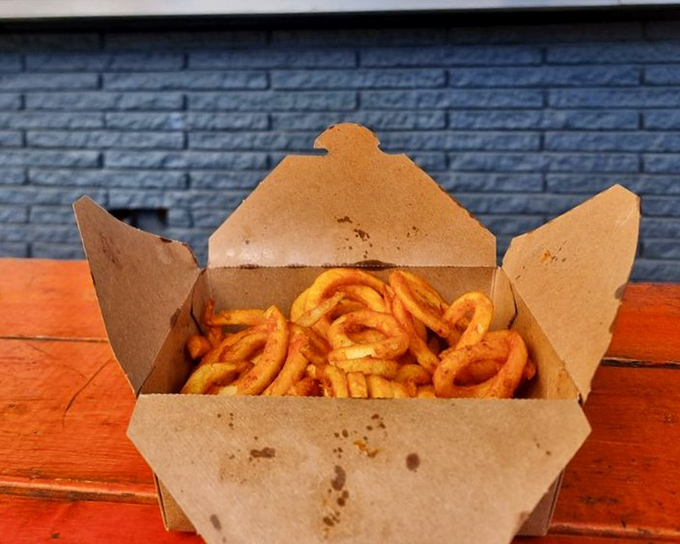 These curly fries, twisted and seasoned to perfection, make a compelling case for spiral-shaped foods being superior to their straight counterparts.