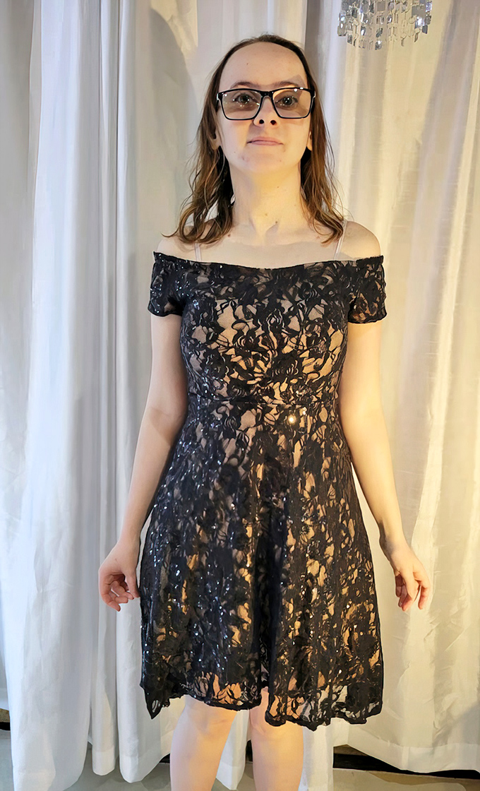 The boutique provides a comfortable setting where customers can try on formal wear and find their perfect match.