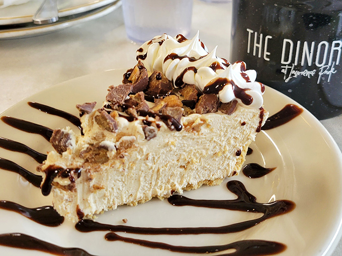 Pie that makes you consider ordering dessert first next time&mdash;because life is uncertain, but the joy of whipped cream and chocolate drizzle is guaranteed. 